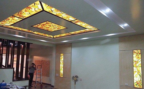 Plaster board ceiling & Glass flase ceiling – Sultan Yahya Technical Services